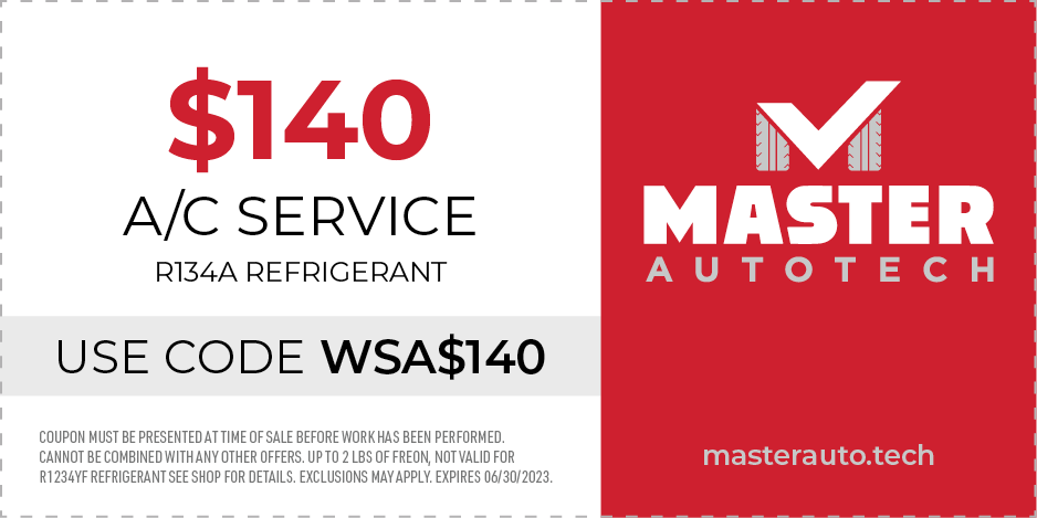 Coupons & Specials | Master AutoTech | Affordable Auto Care