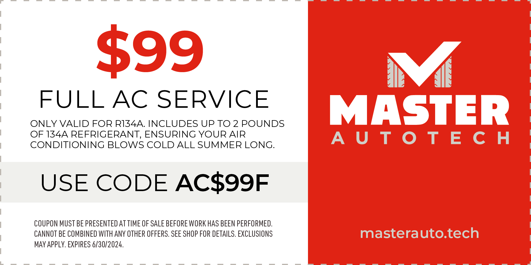 Coupons & Specials | Master AutoTech | Affordable Auto Care